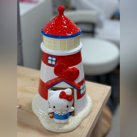 Blue Sky | Other | Blue Sky Hello Kitty Light House Canister | Poshmark